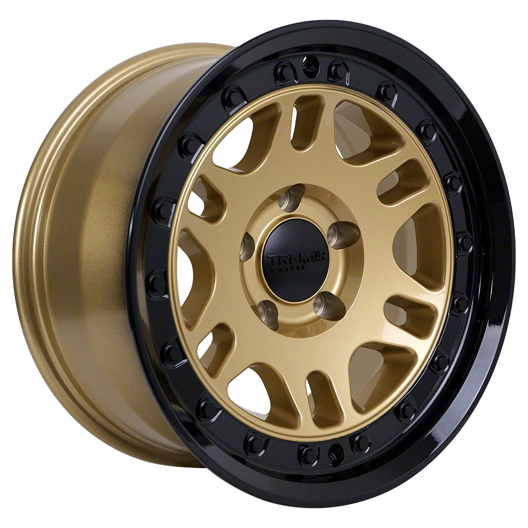 Tremor Wheels Jeep Grand Cherokee 105 Shaker Gloss Gold with Gloss ...