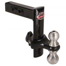 Titan 2-Inch Receiver Adjustable Dual Ball Mount with 2-Inch Ball and 2 ...