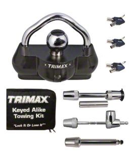 Trimax Locks Titan Coupler Lock, Receiver Lock and Receiver Pin Towing ...