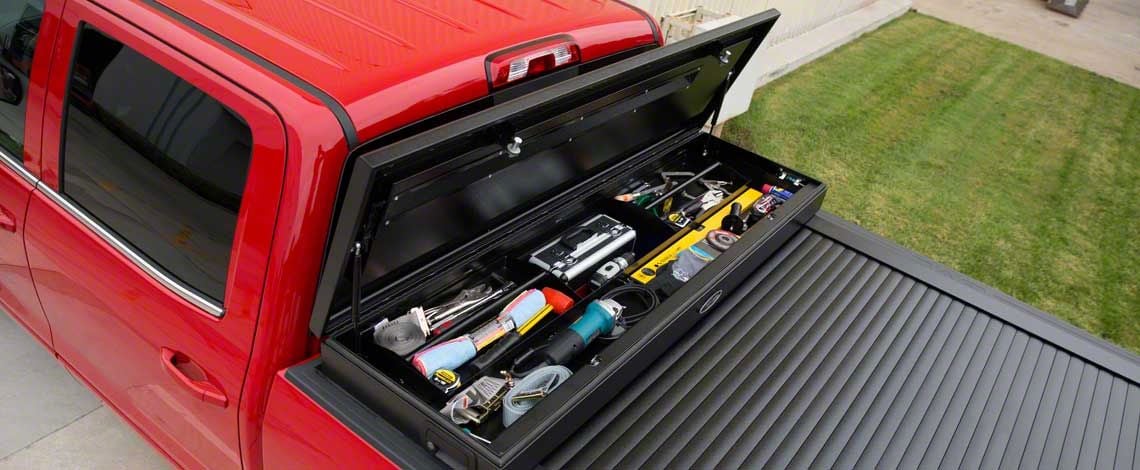 Truck Covers USA Tacoma American Work Tool Box Hard Retractable Tonneau ...