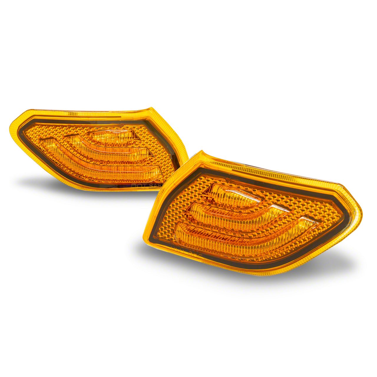 True Mods Jeep Gladiator LED Marker Lights; Amber CAZLEDSIL9802-AM (20 ...