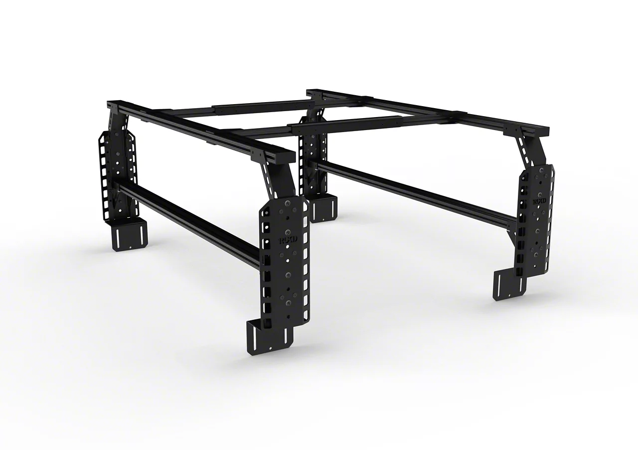 TRUKD Tacoma Double Decker V2 Truck Bed Rack with T-Slot Attachment TAC ...