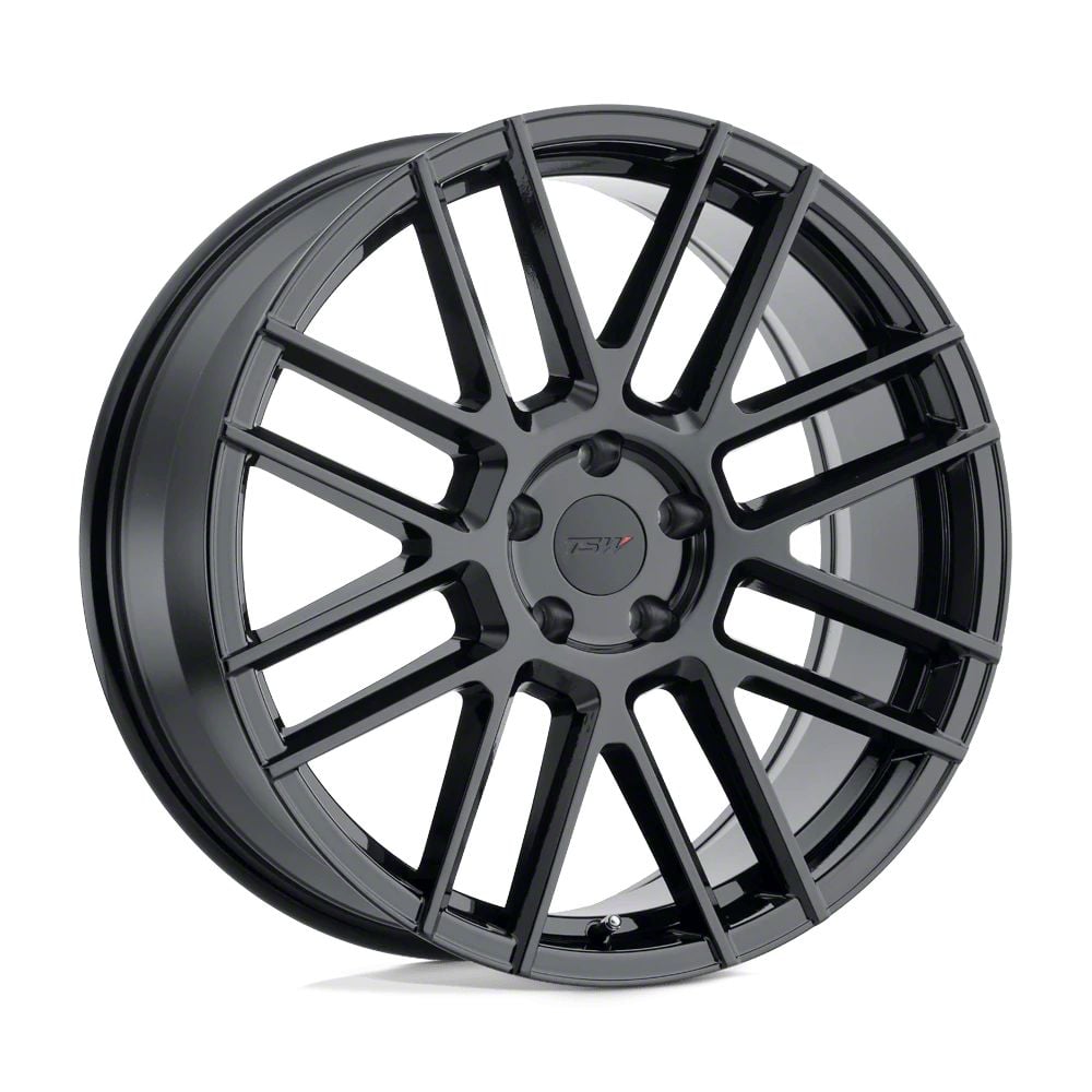 TSW Jeep Wrangler Mosport Gloss Black Wheel; 19x8.5; 20mm Offset ...