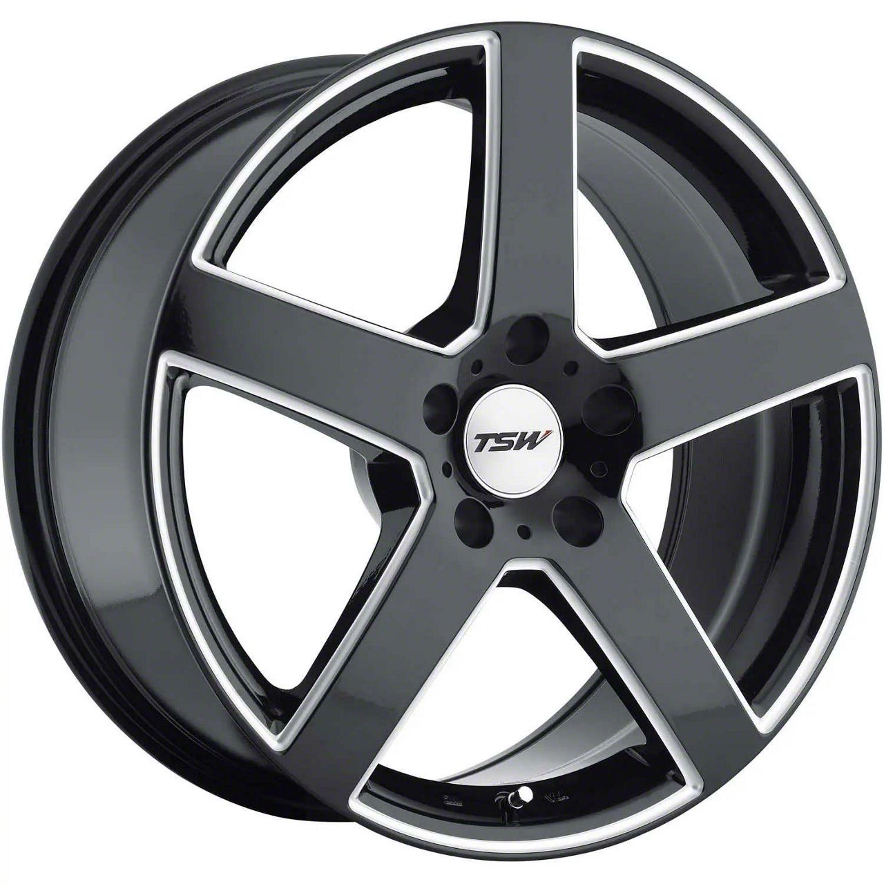 TSW Jeep Wrangler Rivage Gloss Black with Milled Spoke Wheel; 20x10; 25mm Offset ...