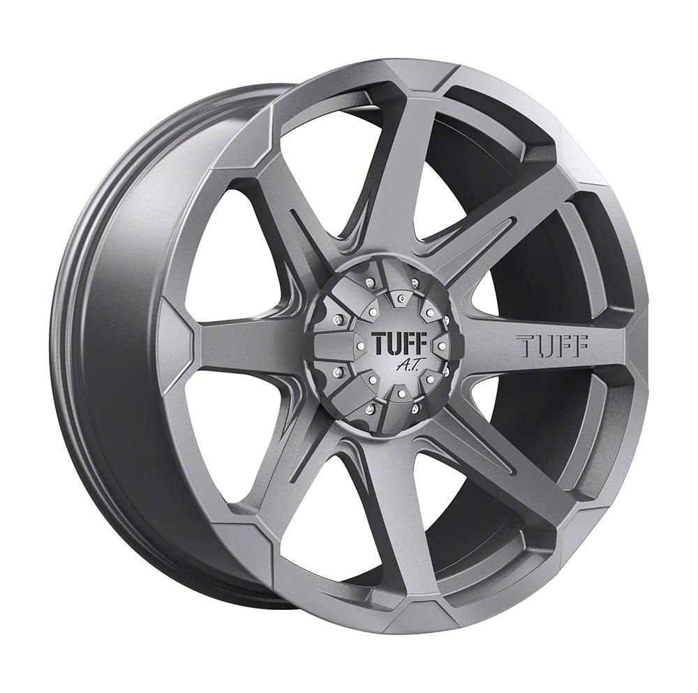 Tuff A.T. Jeep Wrangler T05 Flat Gunmetal Wheel; 20x9; 20mm Offset ...