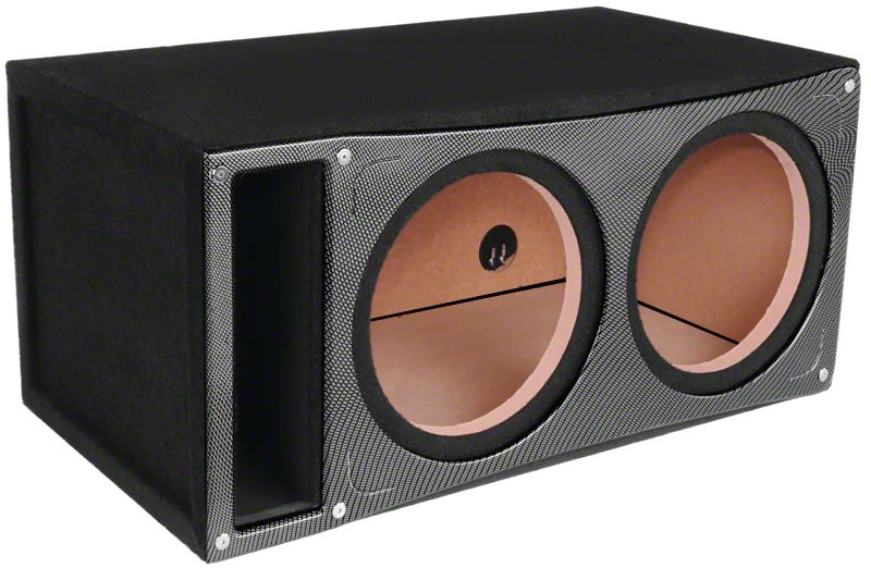 Tundra 12-Inch Dual Vented d Slammer Carbon Fiber Black Subwoofer ...