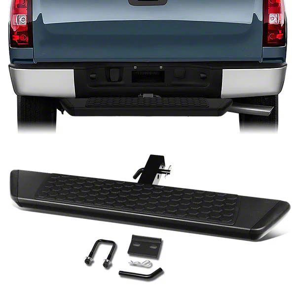 Tundra 2-Inch Receiver Hitch Flat Step Board; Black (Universal; Some ...