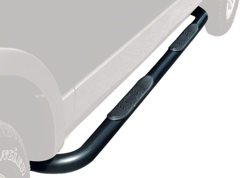 Tundra 3-Inch 4000 Series Cab Length Side Step Bars; Black (07-15 ...