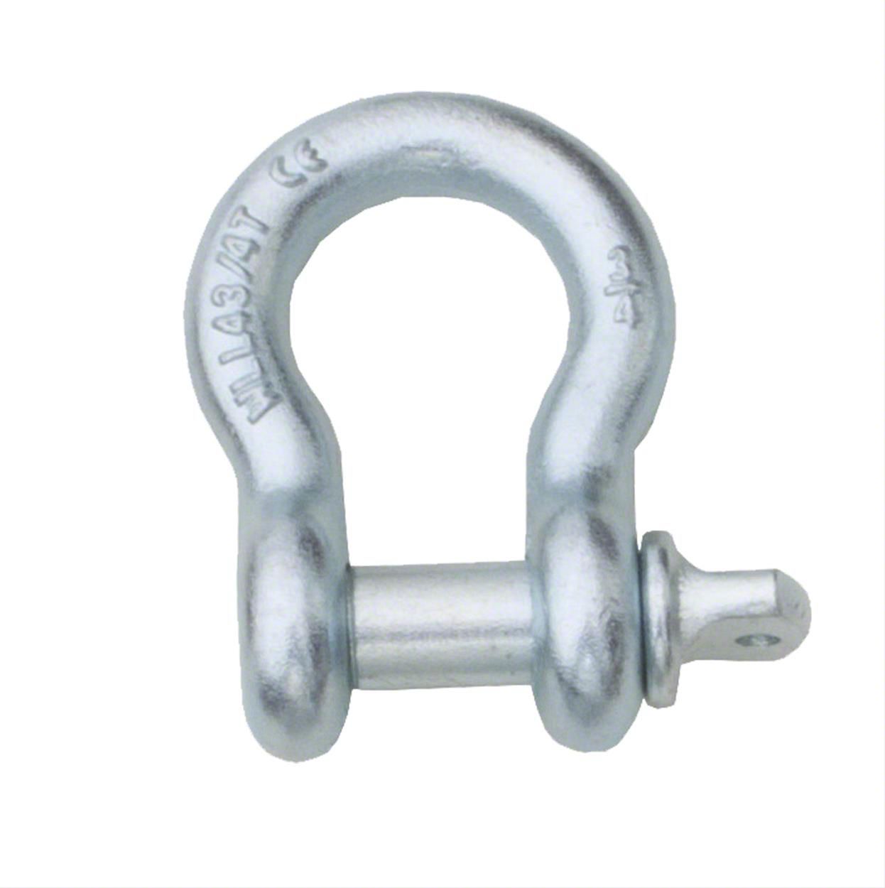 Tundra 3/4-Inch Recovery D-Ring; Silver - Free Shipping