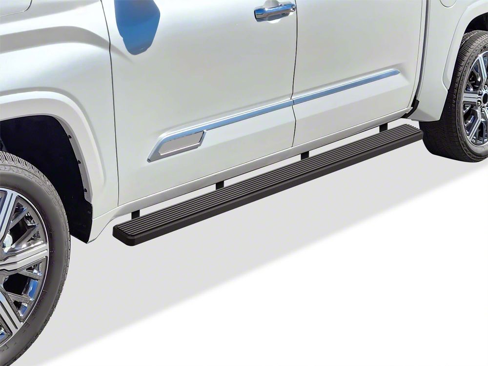 Tundra 4-Inch iStep Running Boards; Black (22-23 Tundra CrewMax) - Free ...