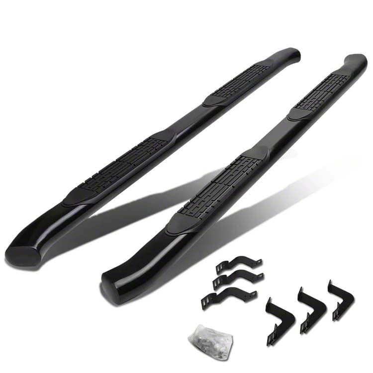 Tundra 4-Inch Nerf Side Step Bars; Black (07-21 Tundra CrewMax) - Free ...