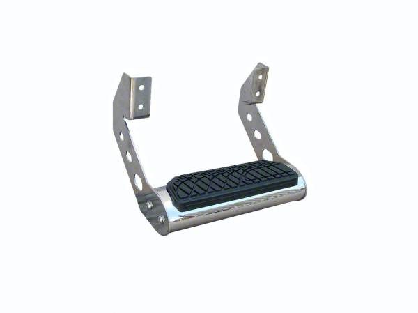 Tundra 4-Inch Universal Side Step; Stainless Steel (Universal; Some ...