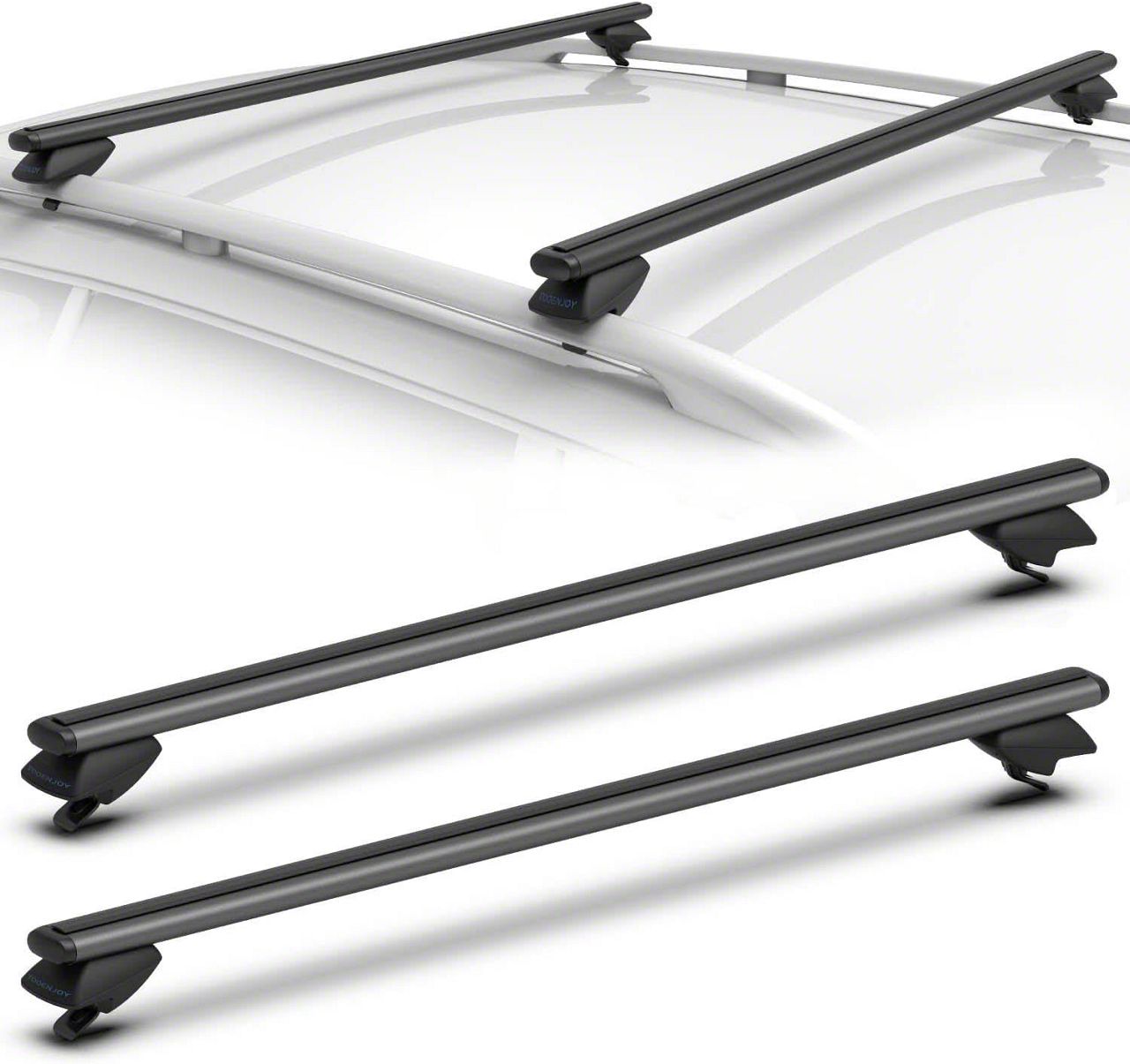 Tundra 47-Inch Standard Universal Adjustable Roof Rack Cross Bars ...