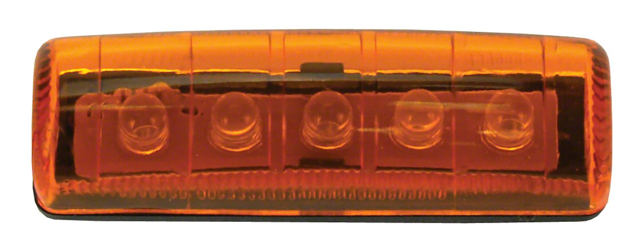 Tundra 5-Diode Single Row LED Light; Amber (Universal; Some Adaptation ...