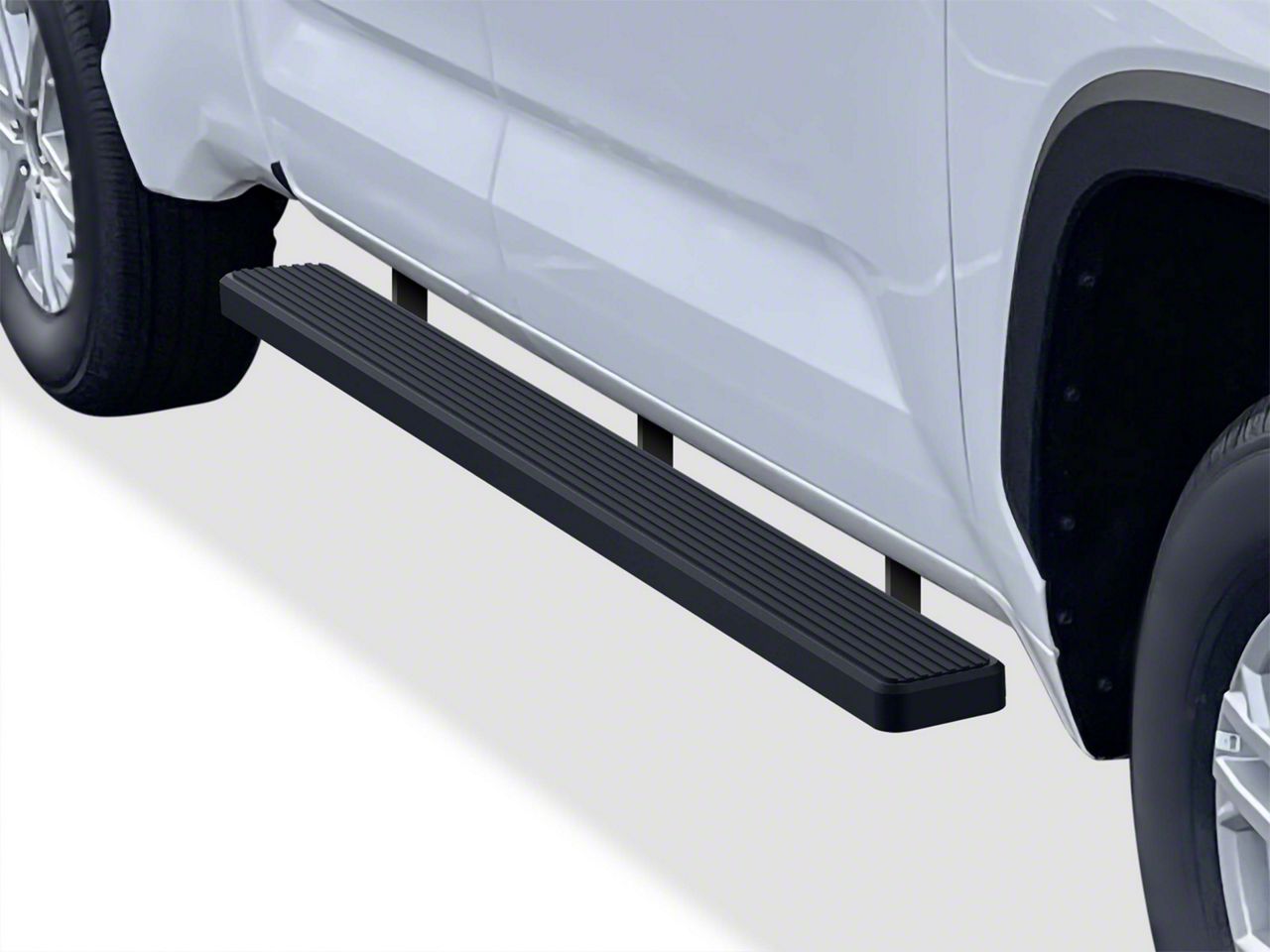 Tundra 5-Inch iStep Running Boards; Black (22-26 Tundra Double Cab) - Free Shipping