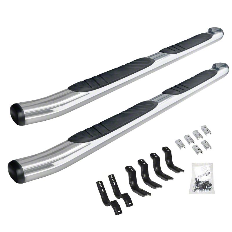 Go Rhino Tundra 5-Inch OE Xtreme Composite Side Step Bars; Chrome ...