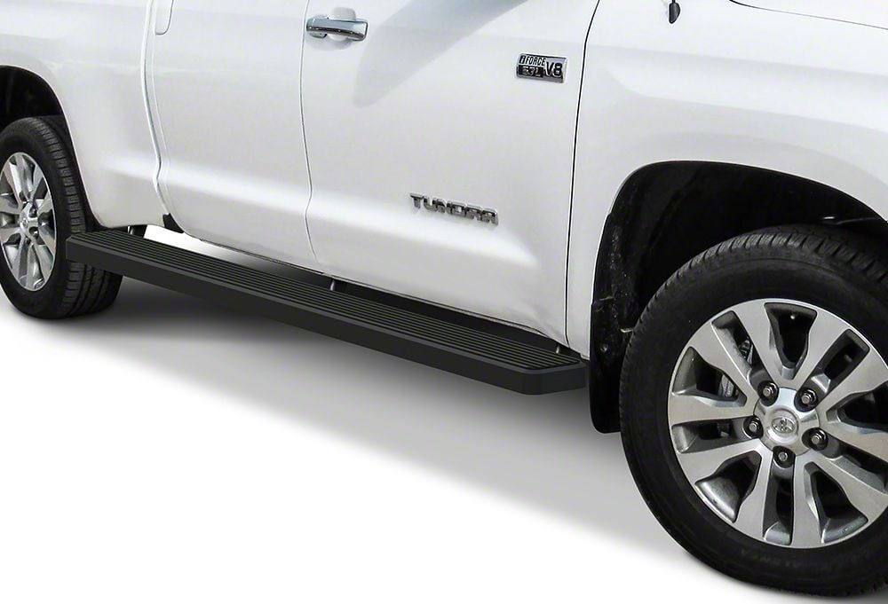 Tundra 6-Inch iStep Wheel-to-Wheel Running Boards; Black (07-21 Tundra ...
