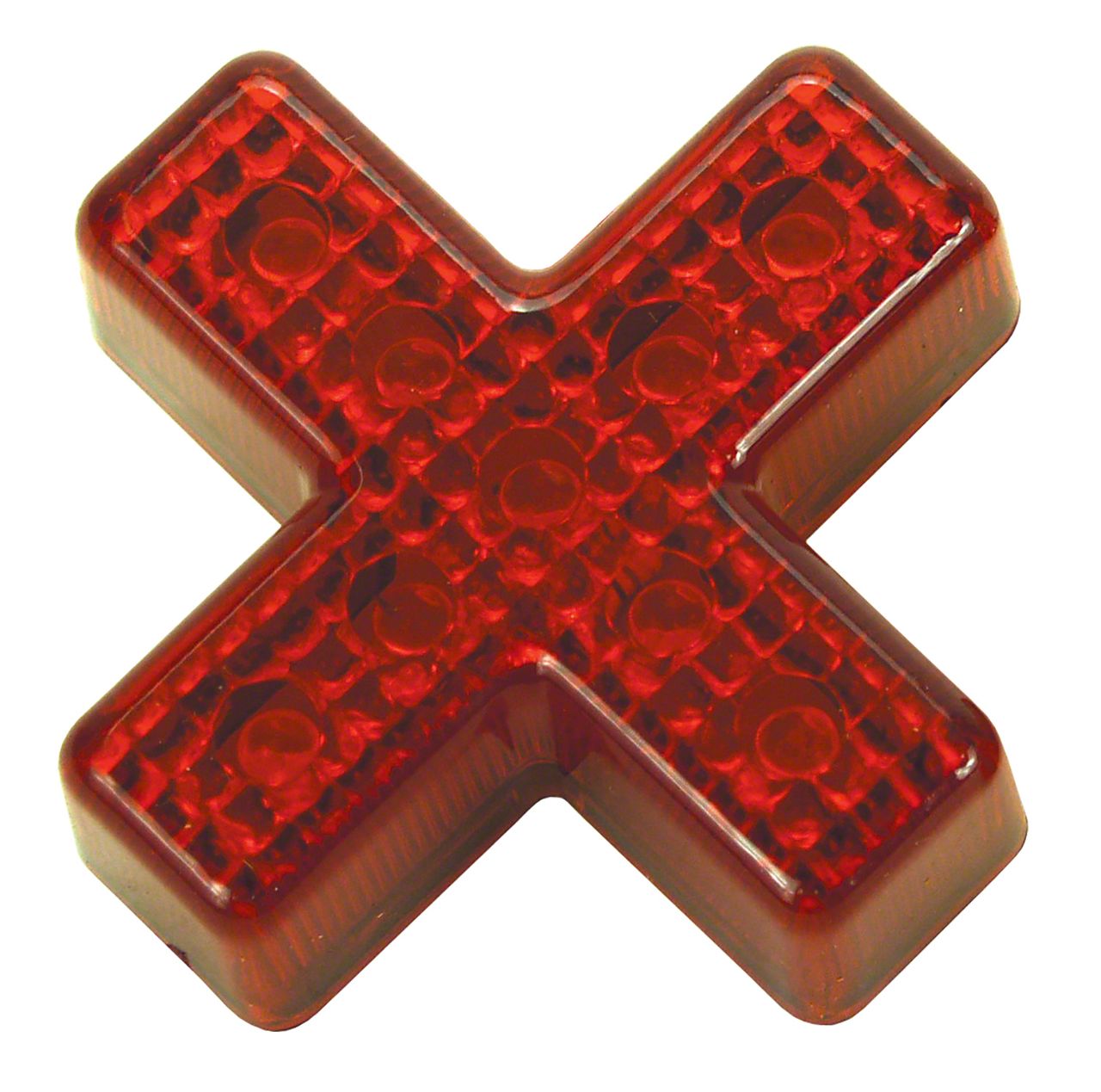 Tundra 9-Diode LED X-Shaped Lights; Red (Universal; Some Adaptation May ...