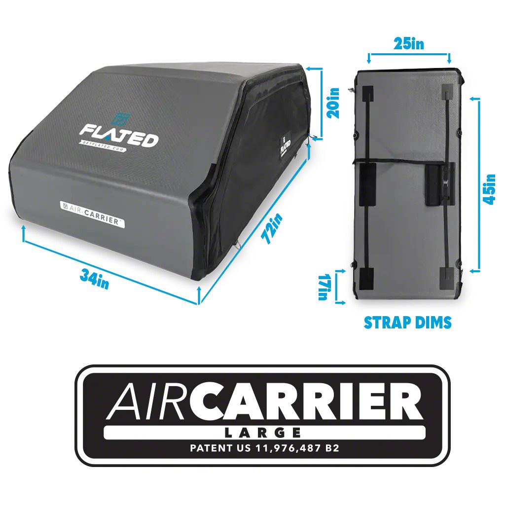 Tundra Air-Carrier Roof Top Cargo Box; Large (Universal; Some ...