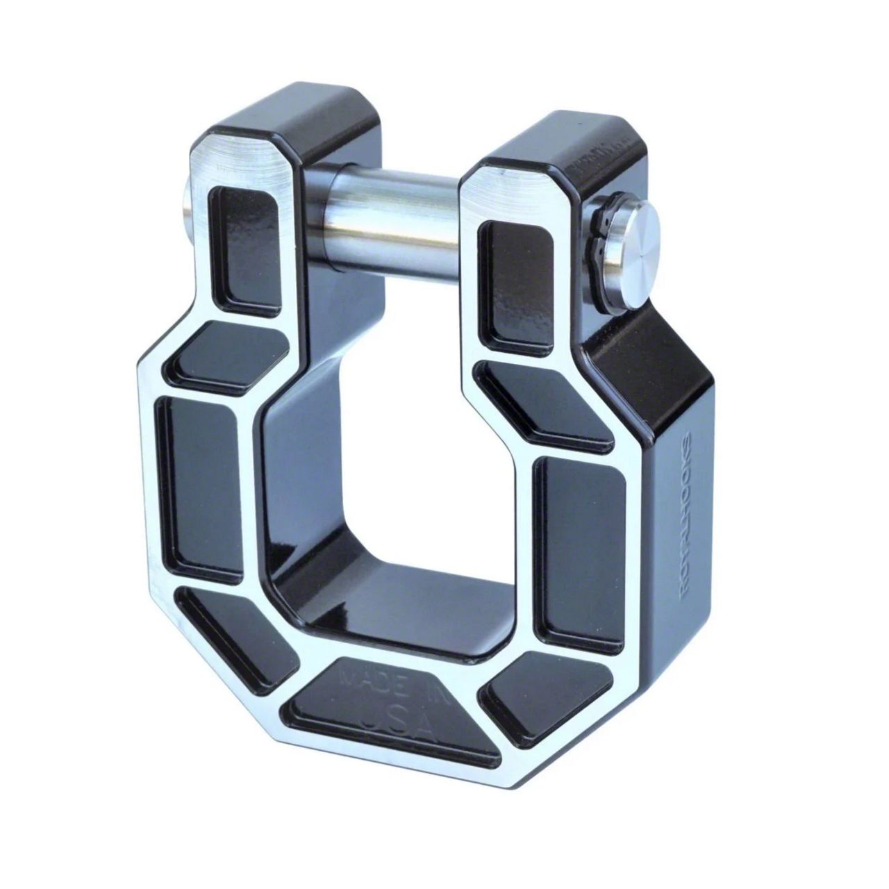 Royal Hooks Tundra Aluminum D-Ring Shackle; Black Milled RHO-12017-BKM ...