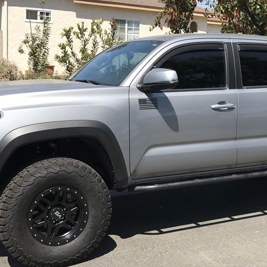 Taco Clout Tundra American Flag Door Decals; Black US-BLAC-UNIVERSAL ...