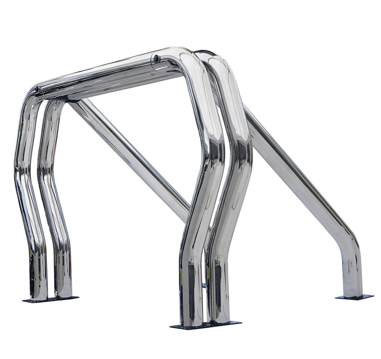 Go Rhino Tundra Double Bar/Single Kicker Bed Bar; Chrome 9009560DSC (07 ...