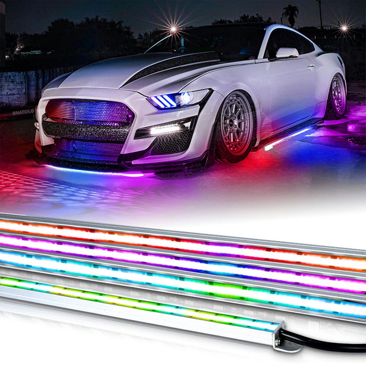 Tundra ColorTRAIL HD Aluminum Channel RGBW LED Undebody Kit (Universal ...