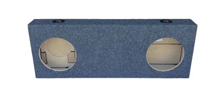 Tundra Dual 10-Inch Up Firing Subwoofer Box; Carpeted (22-25 Tundra ...