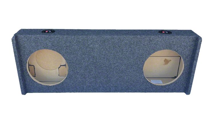 Tundra Dual 12-Inch Down Firing Subwoofer Box; Carpeted (22-26 Tundra ...