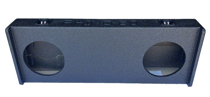 Tundra Dual 12-Inch Down Firing Subwoofer Box; Poly Coated (22-26 ...