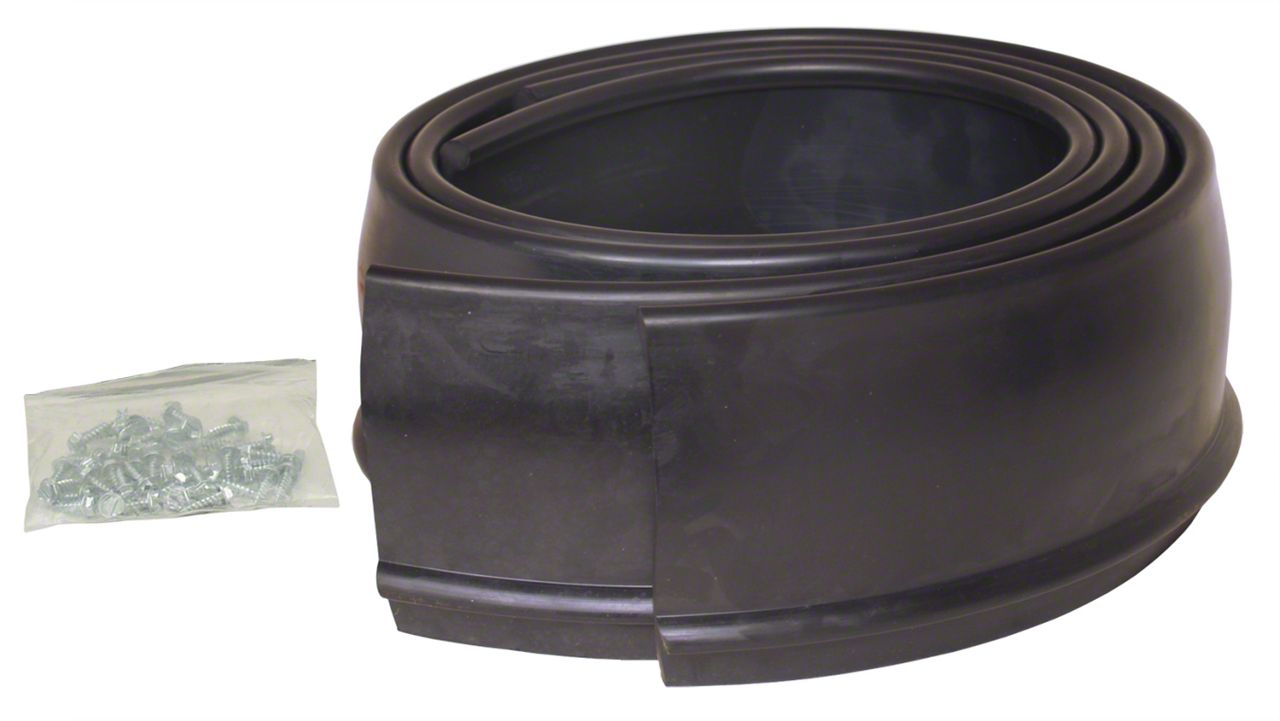 Tundra Flexy Flare Heavy Duty Extra Wide Rubber Fender Extensions; 4.25 ...