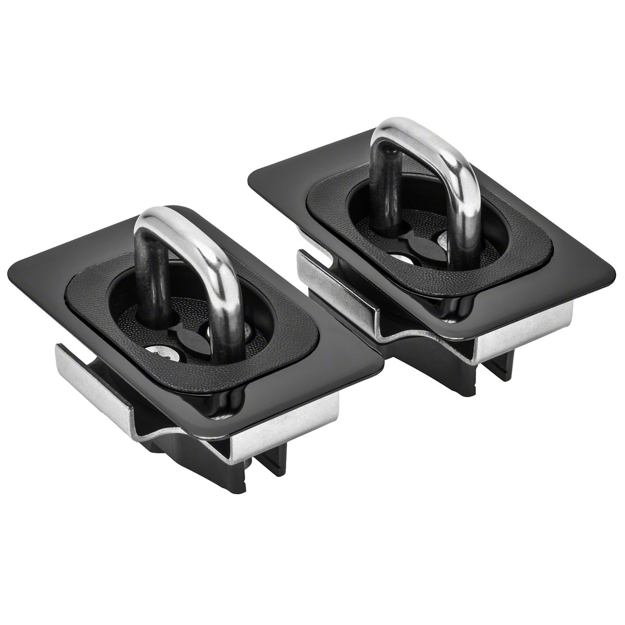 Tundra Flush Fit Retractable Tie Down Anchor; Gunmetal; Set of Six (14 ...