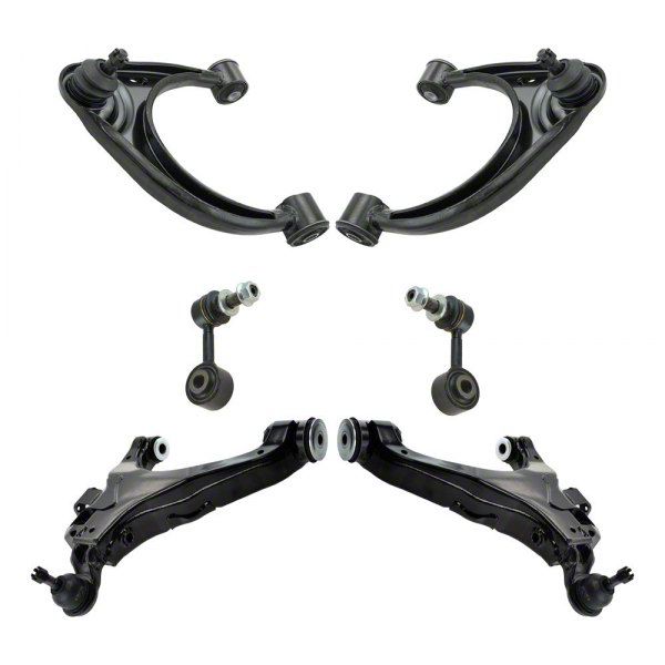 Tundra Front Upper and Lower Control Arms with Ball Joints and Sway Bar ...