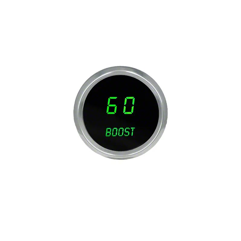 Tundra LED Analog Bargraph Boost Gauge with Chrome Bezel; 2-1/16-Inch ...
