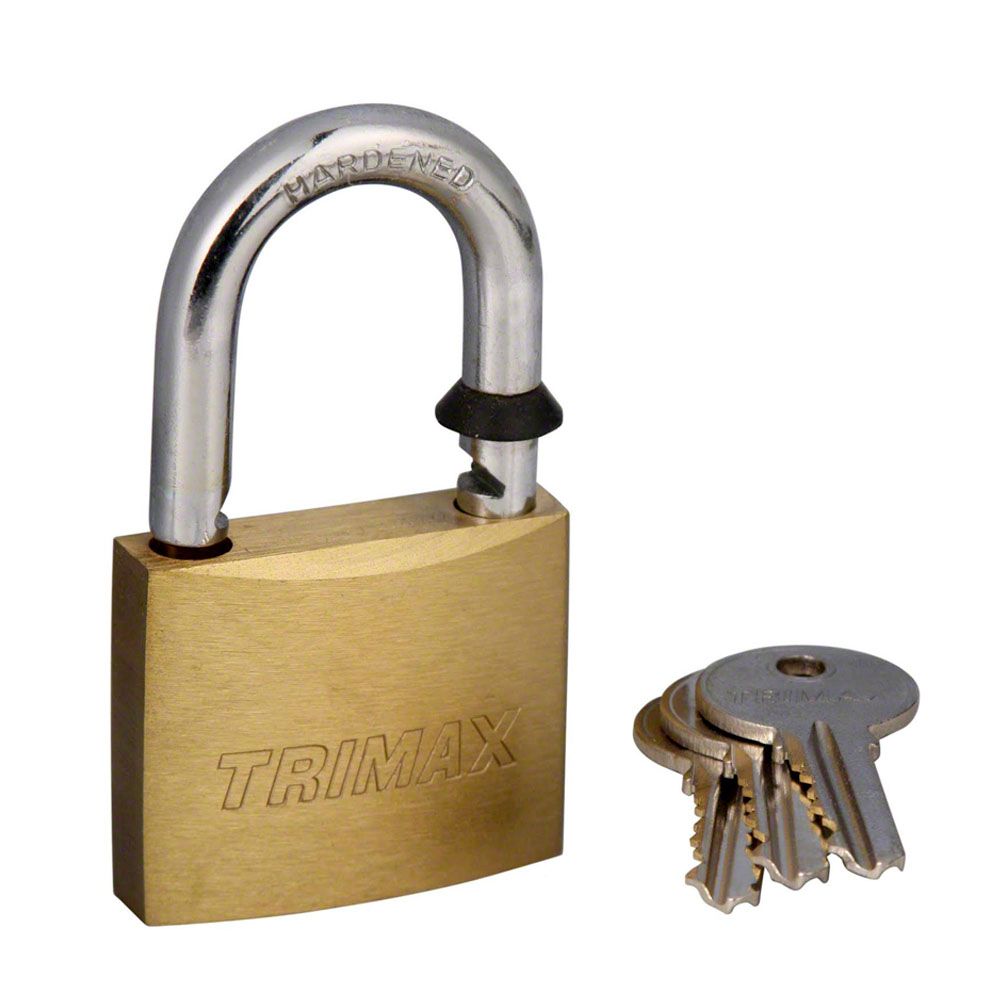 Tundra Marine Grade Dual Locking Brass Body Padlock; 7/8-Inch x 1/4 ...