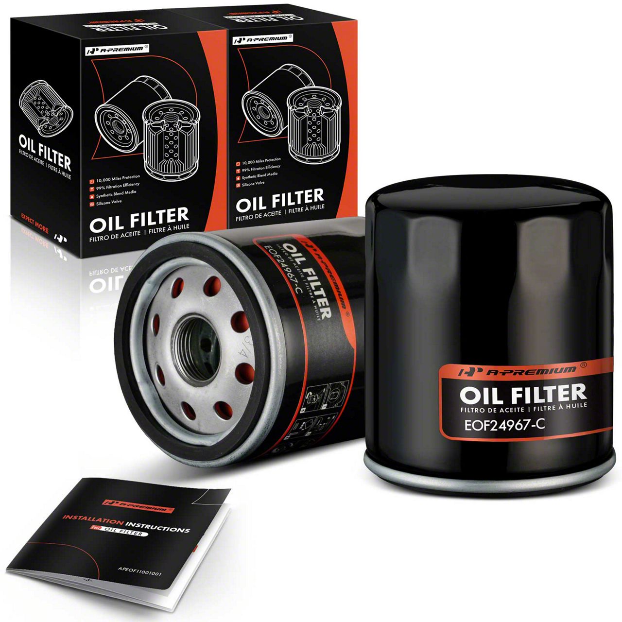Tundra Oil Filters; Set of 2 (22-25 Tundra) - Free Shipping
