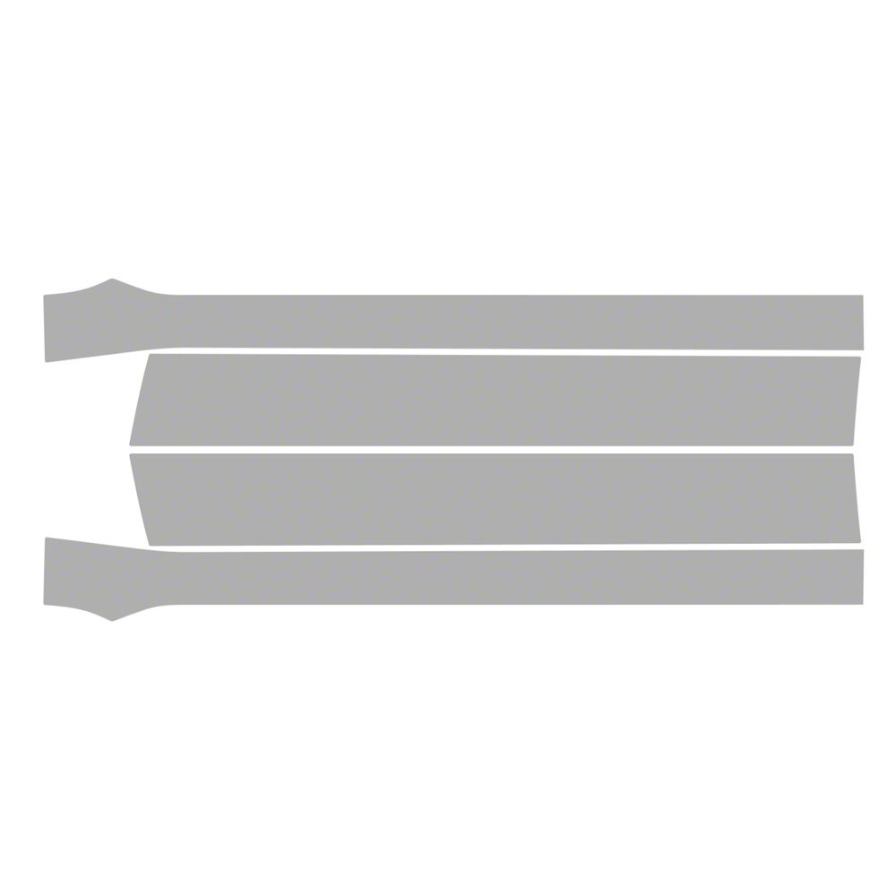 Tundra Paint Protection PPF Pre-Cut Kit; Front Door Panels; Gloss (22 ...