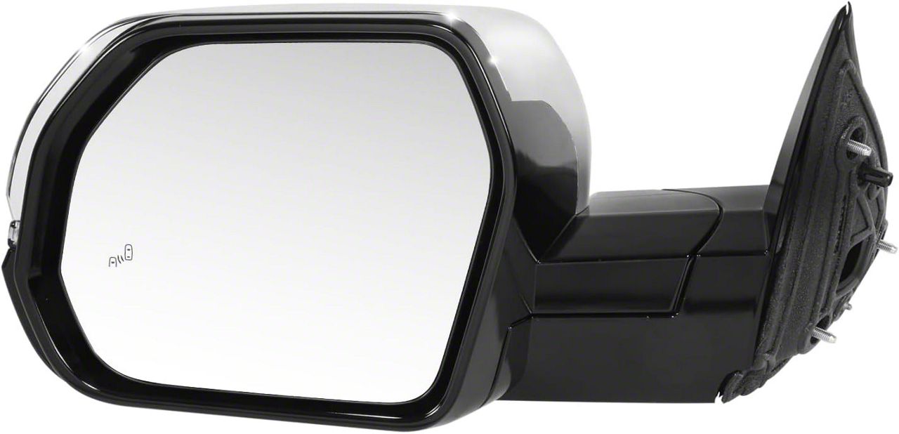 Tundra Powered Heated Mirror with Blind Spot and Turn Signal; Driver ...