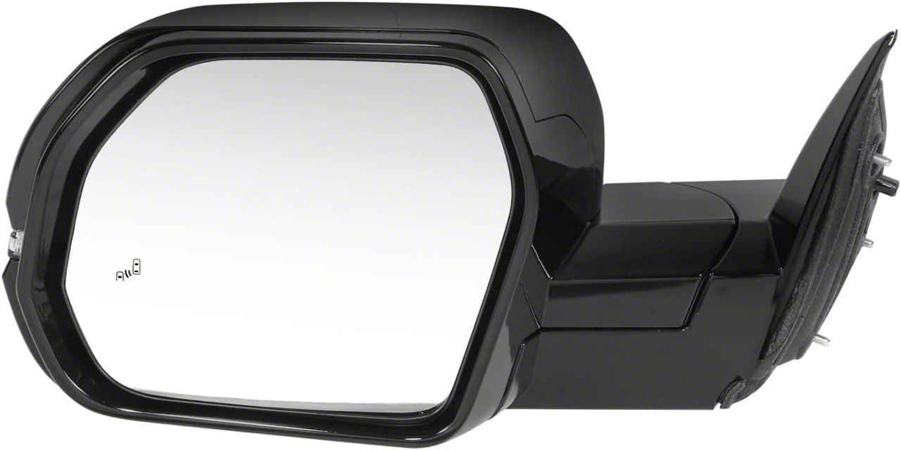 Tundra Powered Heated Mirror with Blind Spot and Turn Signal; Driver ...