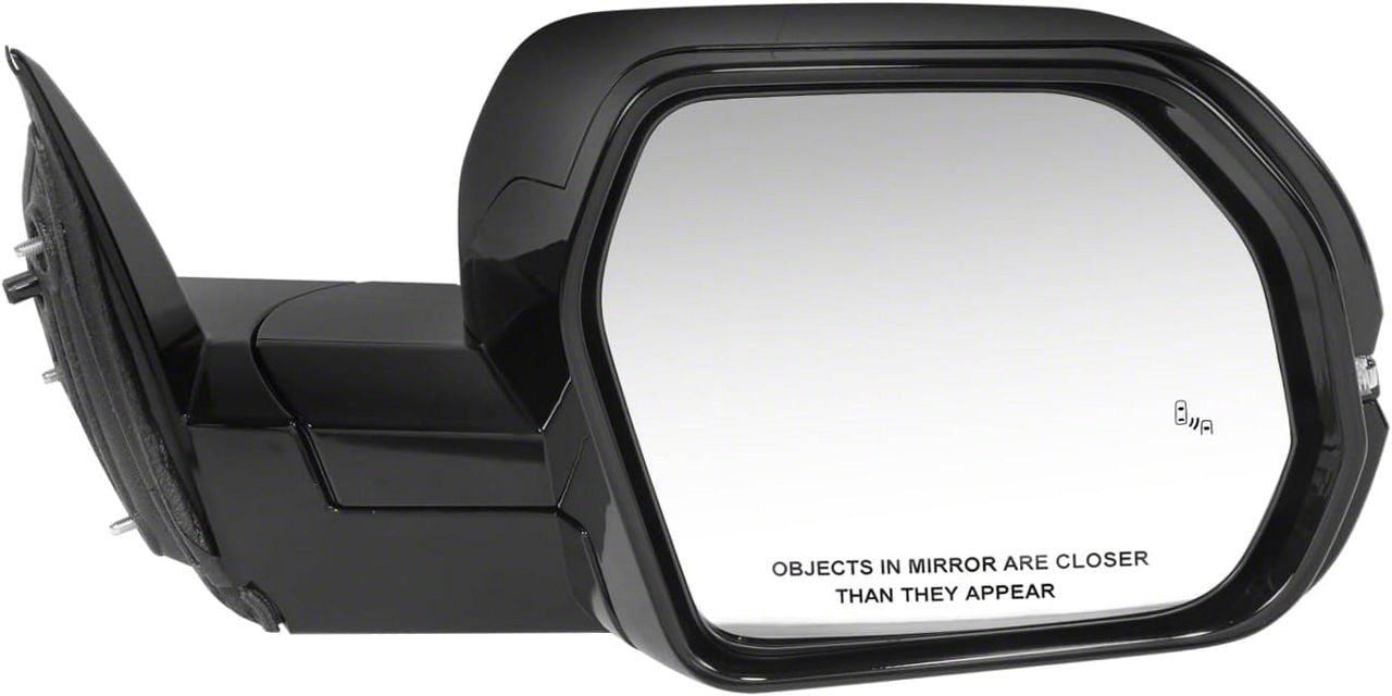 Tundra Powered Heated Mirror with Blind Spot and Turn Signal; Passenger ...