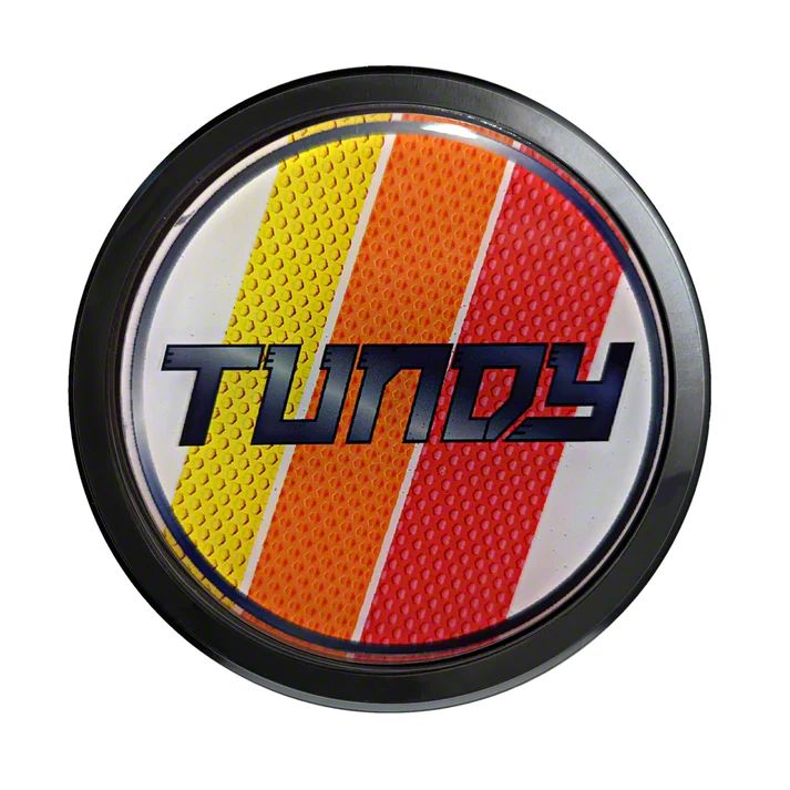 Grillebadgestore Tundra Premium Aluminum Grille Badge; Round 90 Style ...