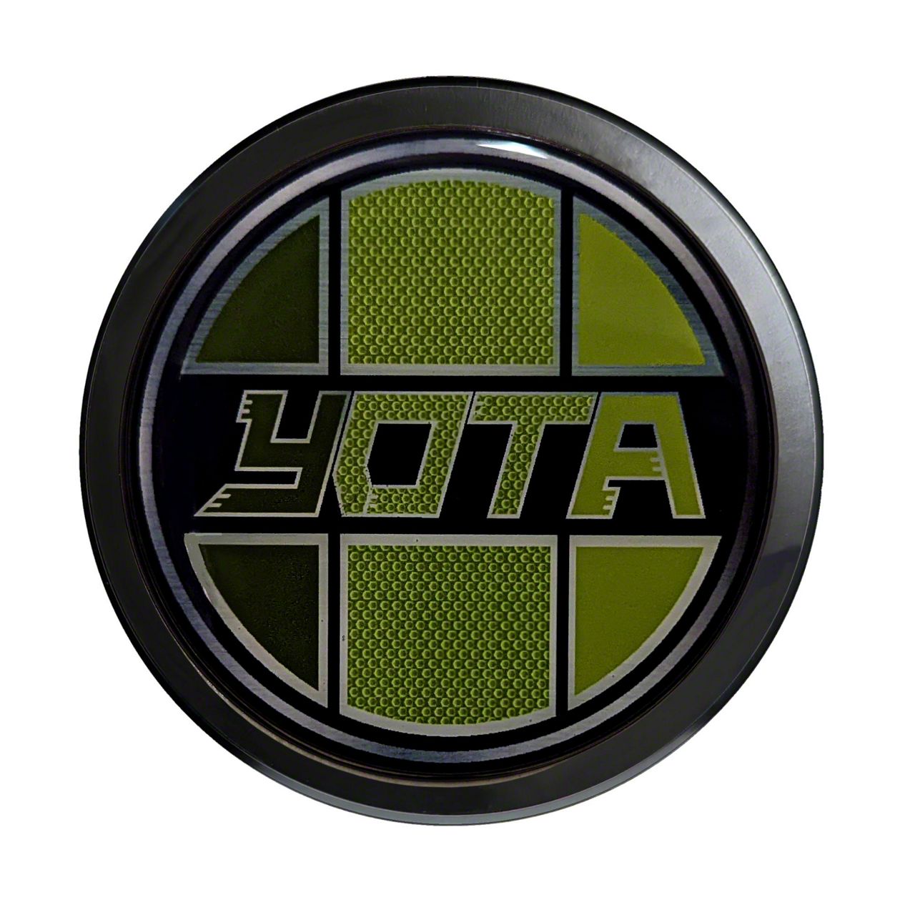 Grillebadgestore Tundra Premium Aluminum Grille Badge; Round Fat Yota ...