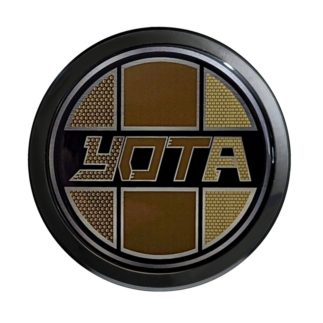 Grillebadgestore Tundra Premium Aluminum Grille Badge; Round Fat Yota ...