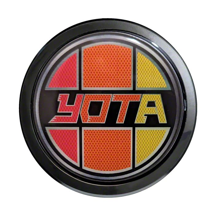 Grillebadgestore Tundra Premium Aluminum Grille Badge; Round Yota ...