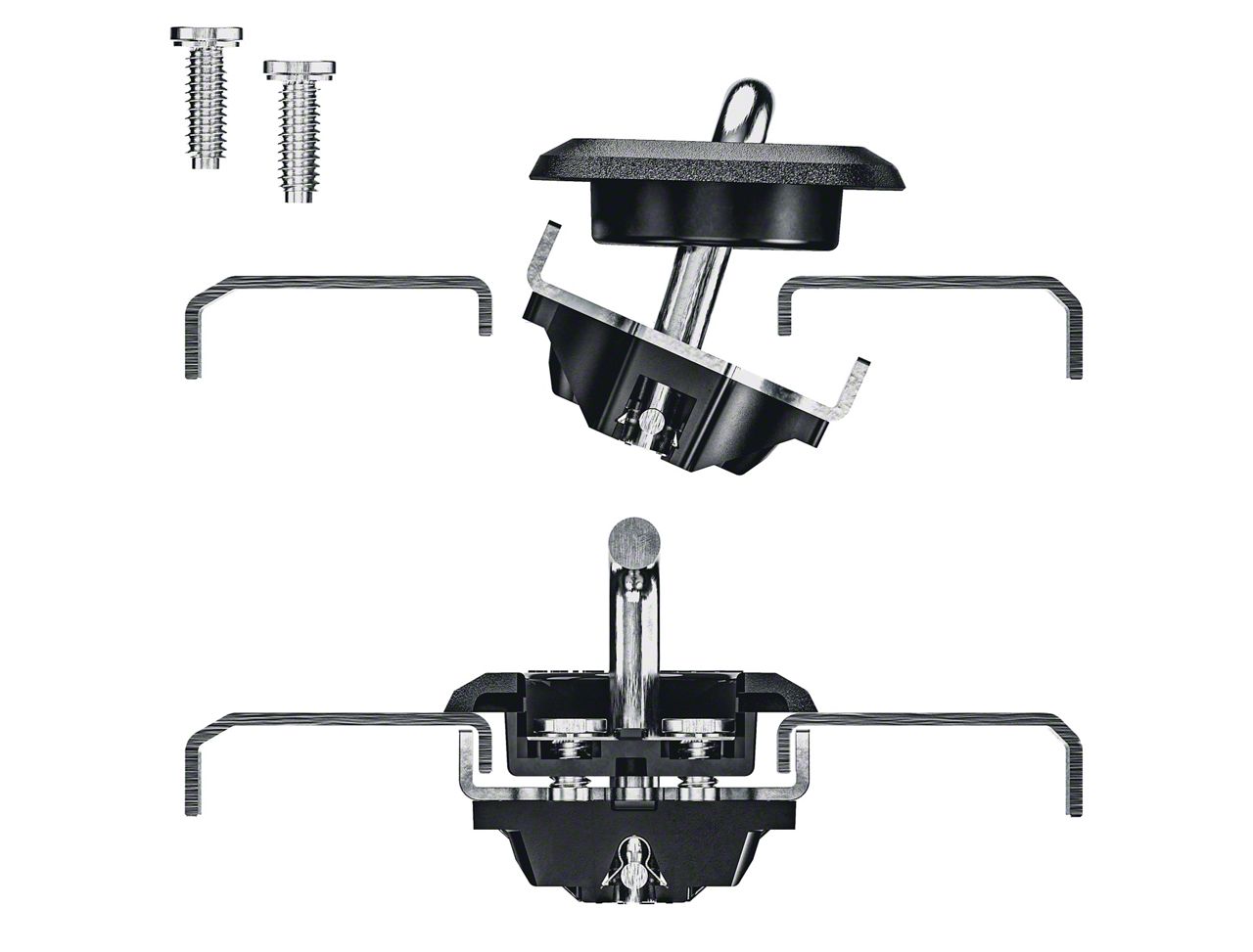 Tundra Raised Fit Retractable Tie-Down Anchors; Set of Two (07-13 ...