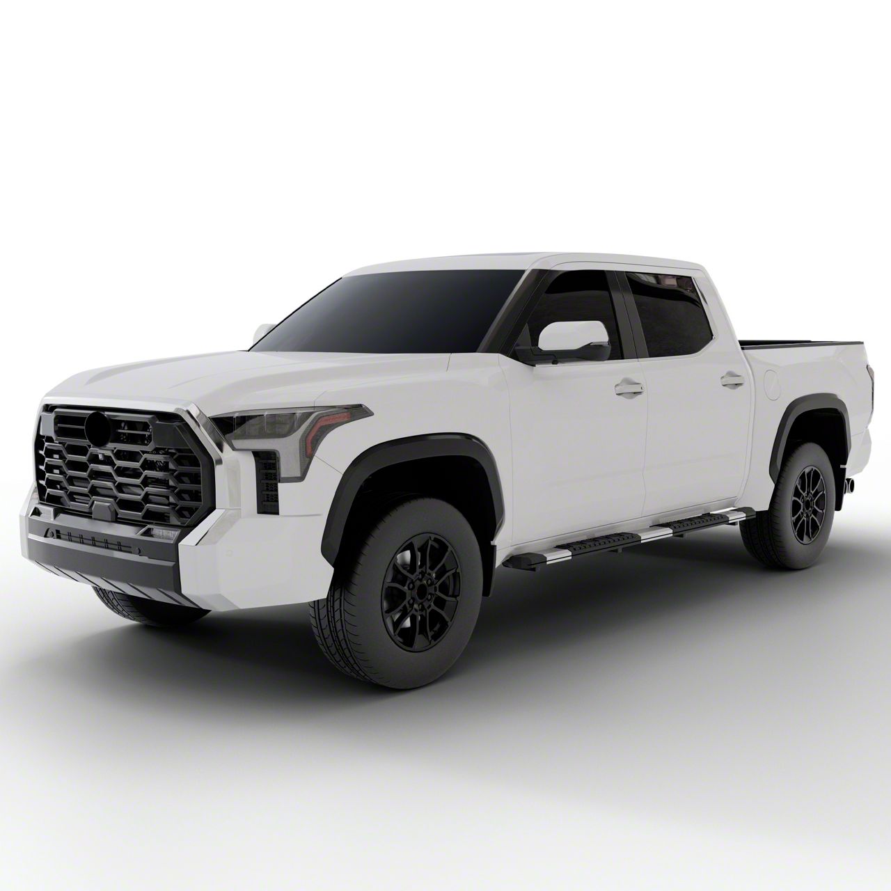 Tundra Rival Running Boards; Stainless Steel (22-26 Tundra CrewMax ...