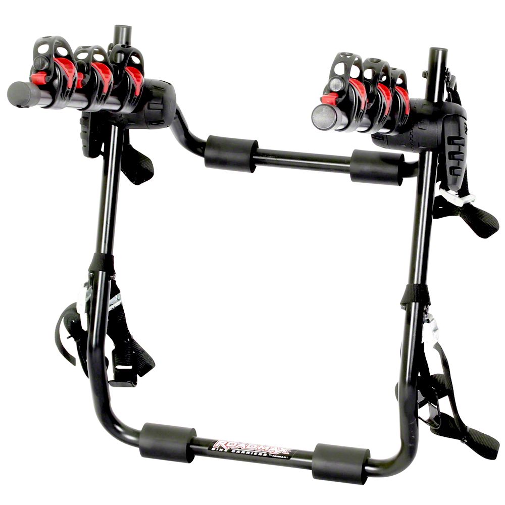 Tundra Road-Max Easy Rider Deluxe Trunk-Mount Bike Rack; Carries 3 ...