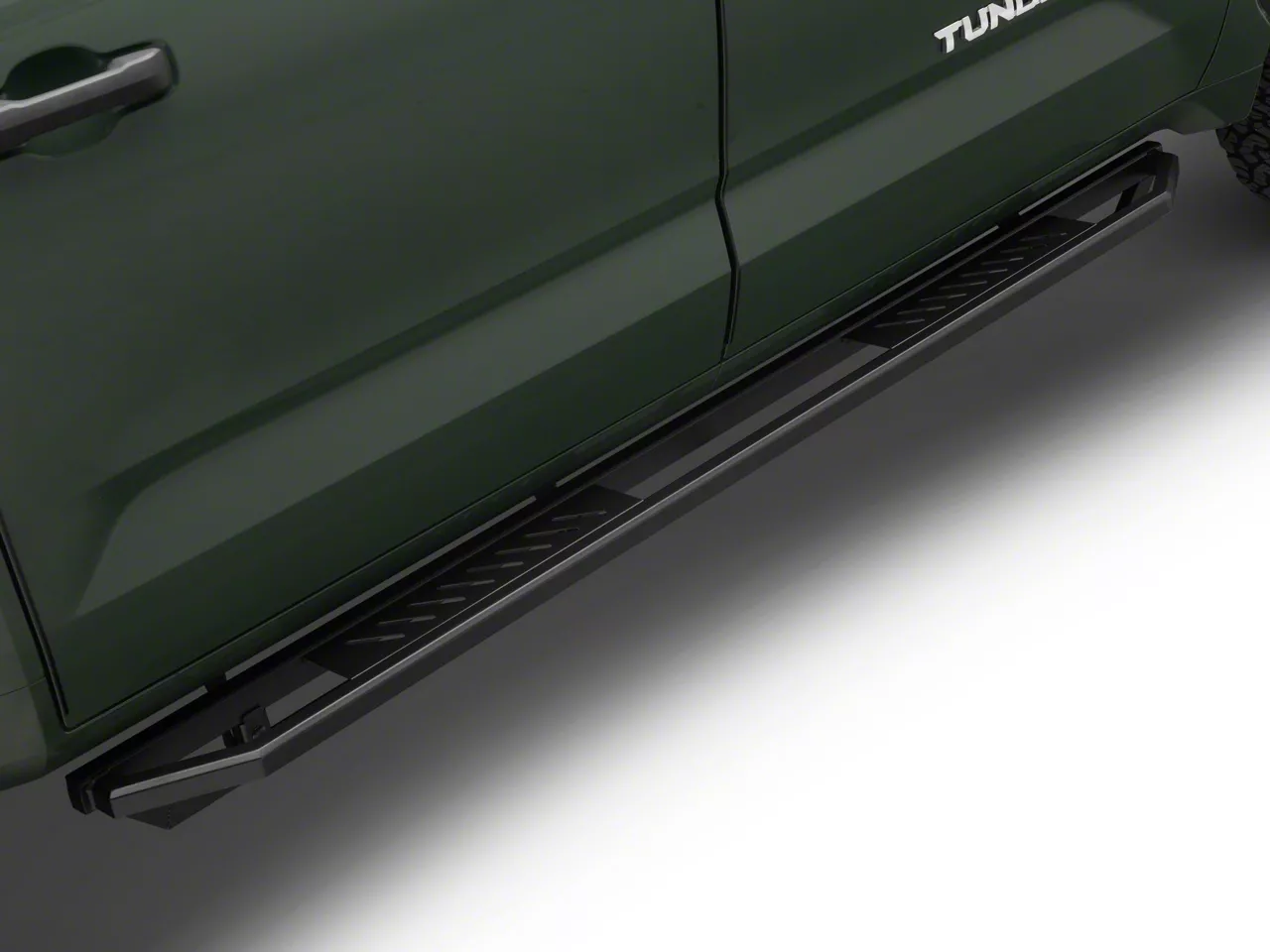 Tundra Rocker Armor Side Step Bars; Matte Black (22-26 Tundra CrewMax ...