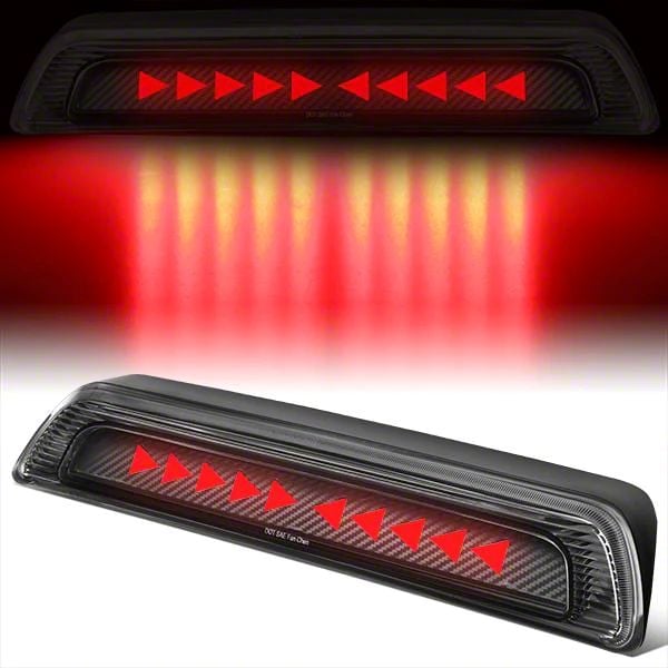 Tundra Sequential Triangle LED Third Brake Light; Black (07-21 Tundra ...