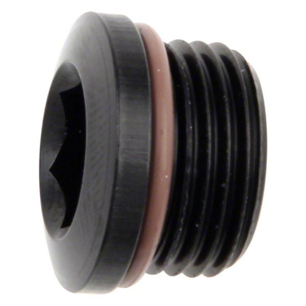 Tundra Socket Hex Port Plug; -6AN; Black - Free Shipping